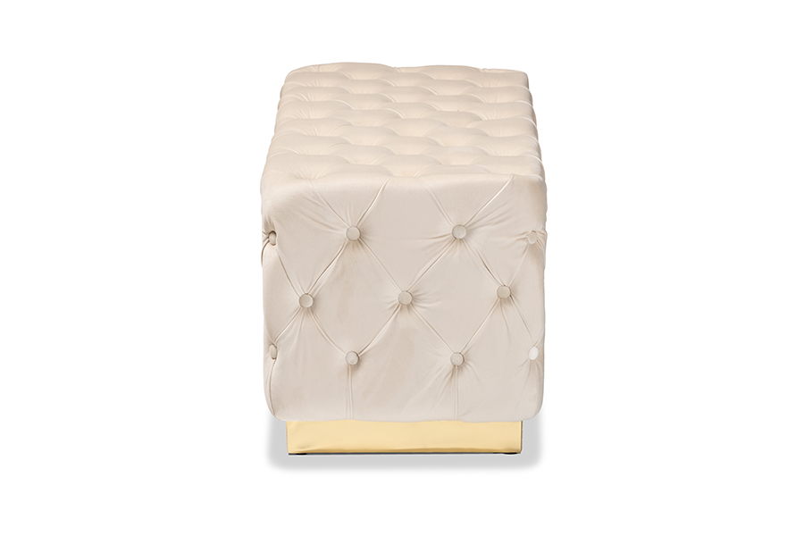 WoW | Baxton Studio Glamour Corrine Series Ottomans | Enhance Your ...